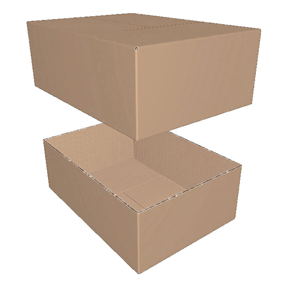 Full Telescope Half Slotted Container 0320a - Where The Trade Buys